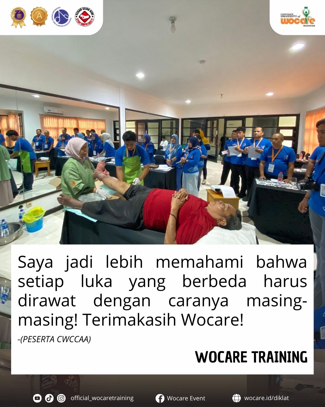 PELATIHAN PERAWATAN LUKA MODERN (CWCCA) LHOKSEUMAWE DESEMBER 2025