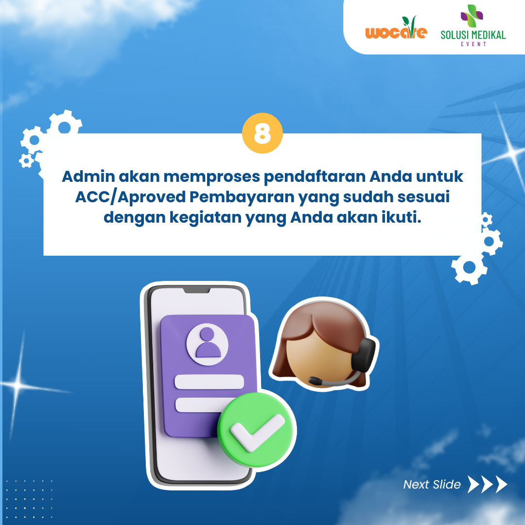 Wocare | ALUR REGISTRASI WEBINAR SOLUSI MEDIKAL EVENT