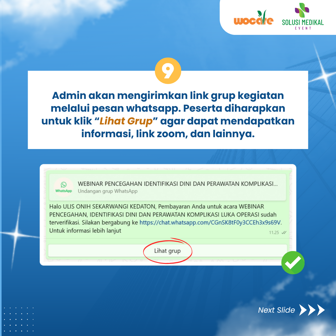 Wocare | ALUR REGISTRASI WEBINAR SOLUSI MEDIKAL EVENT